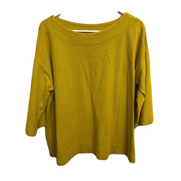 bryn Walker | Tops | Bryn Walker Small Oversize Top Shirt Tunic Mustard ...